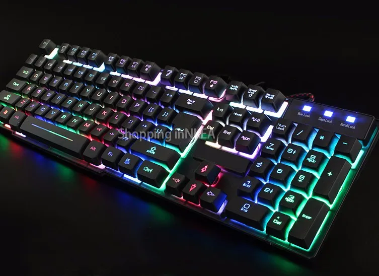 2016-High-quality-104-Keys-Pro-Gaming-Keyboard-LED-Backlit-for-PC ...