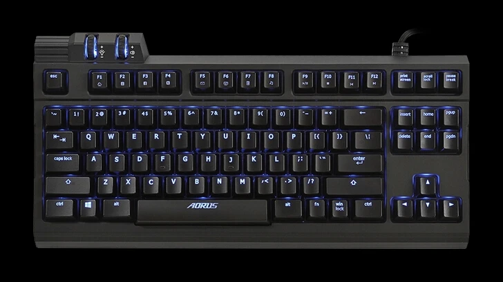 Tenkeyless TKL compact pro.gaming keyboard Gigabyte Thunder K3 ...