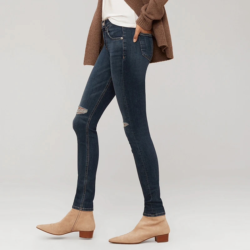 Pre venta Mayberry Vaqueros mujeres Vaqueros alta cintura Rise skinny ...