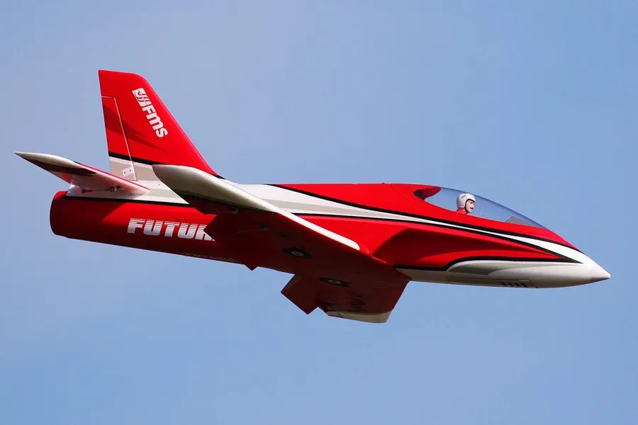 Fms Rc Airplane Futura Red 80mm Ducted Fan Edf Jet High Speed Epo 6s ...