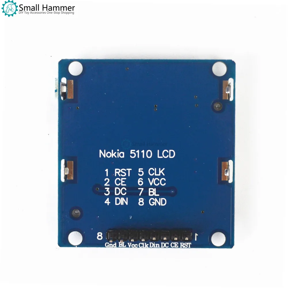 Blue MCU development board 5110 screen LCD screen module Compatible with 3310 LCD - SINONING ...
