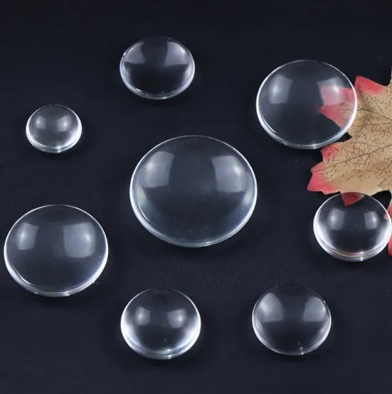 100pcs-20mm-25mm-30mm-Clear-Transparent-Flat-Clear-Round-Domed ...