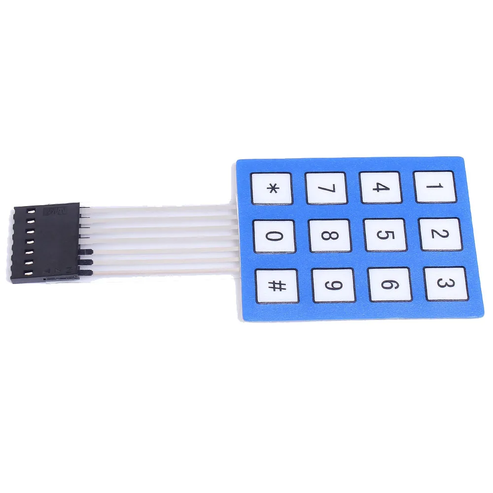 Monday Kids 3x4 Matrix Array Membrane Switch Keypad 12 Key Matrice 4X3 4X3 Keypad 3*4 Keys ...