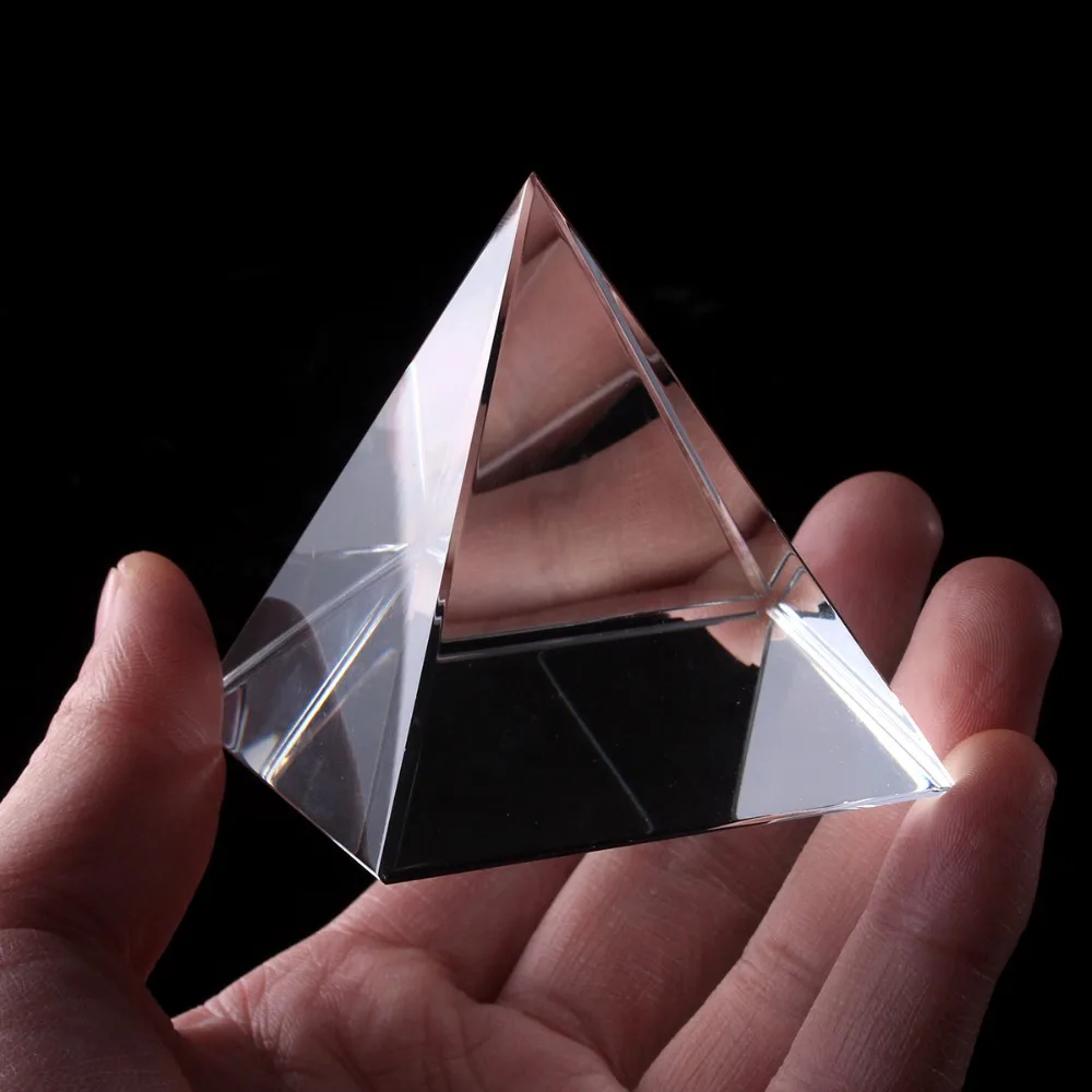Aliexpress.com : Buy 6CM K9 AAA Crystal Glass Pyramid Paperweight 2 ...