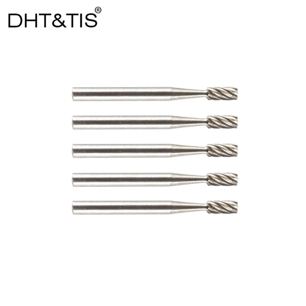 DHT&TIS 5pieces Rotary Burr Mill Cutter Routing Router Bit for Drill ...