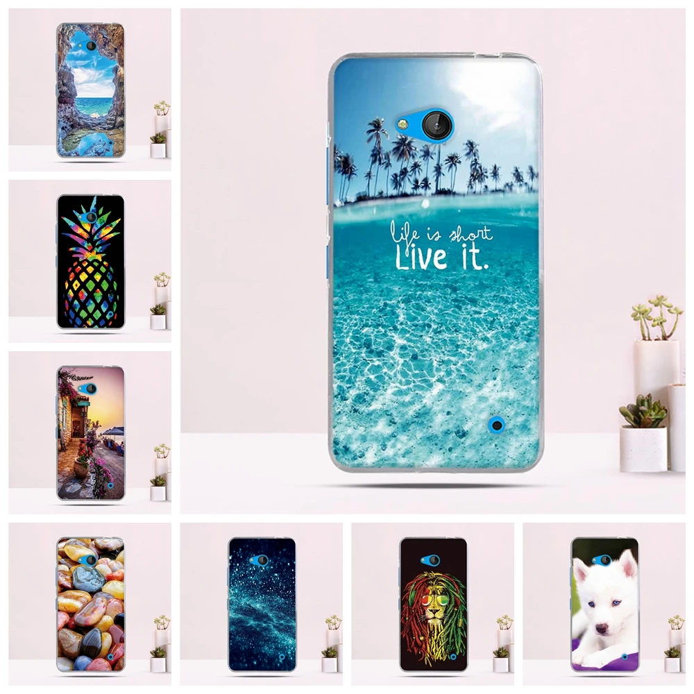 Back Cover For Nokia Microsoft Lumia 640 Case Silicone Tpu Phone Cases ...