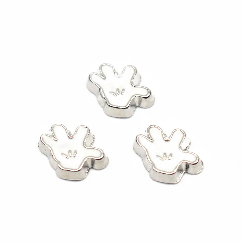 Newest-10pcs-lot-silvery-mouse-glove-floating-charms-Alloy-charms ...