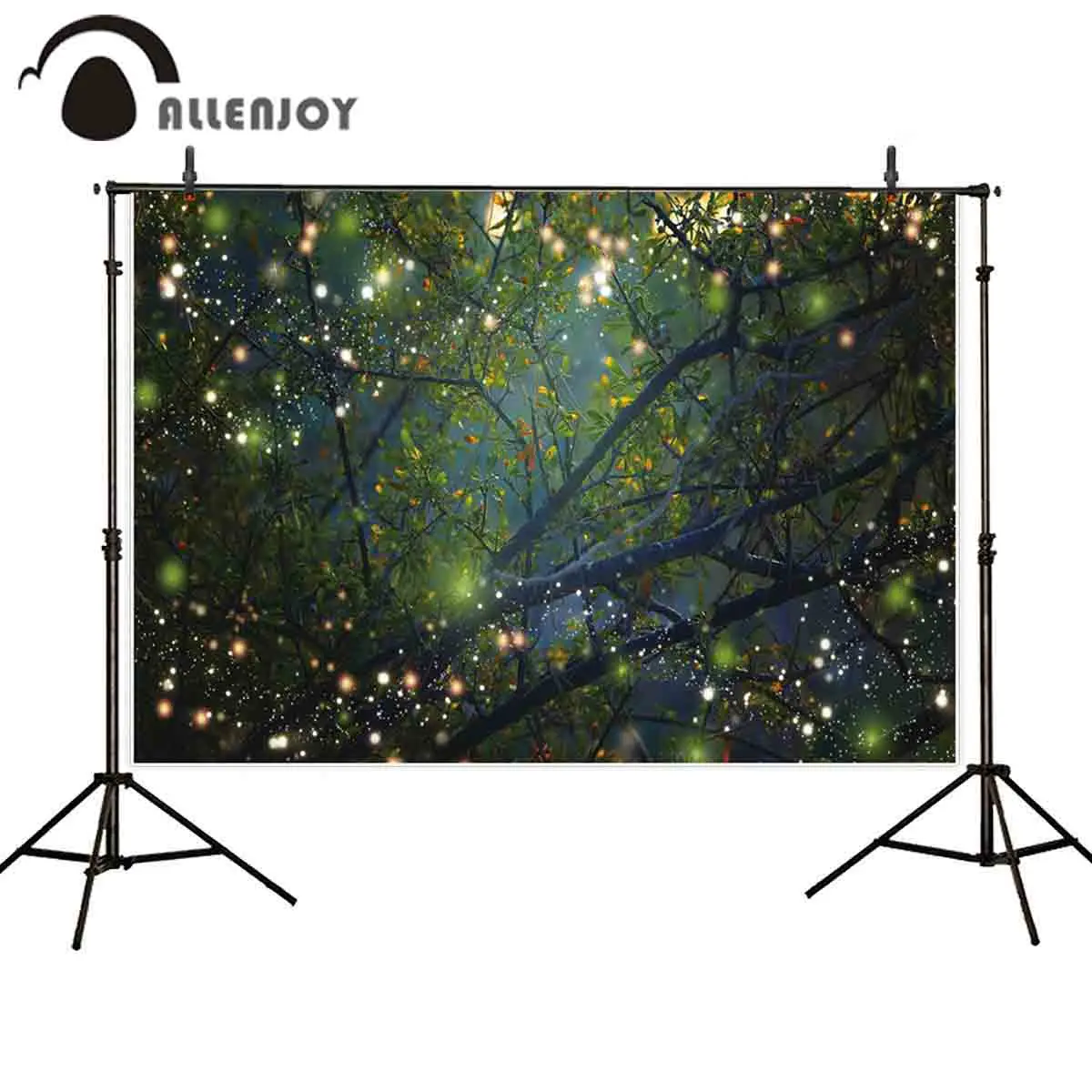 Allenjoy-background-for-photo-studio-glitter-night-forest-magical ...