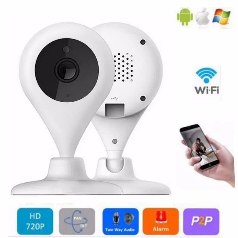 P2P Wireless WIFI IP Camera CCTV HD 720P Network IR Night Vision ...