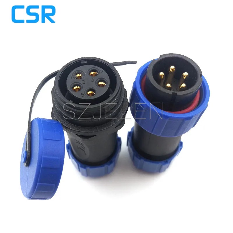 Sp2110/p5-s5, Waterproof Connector 5 Pin, High-power Led Cable ...