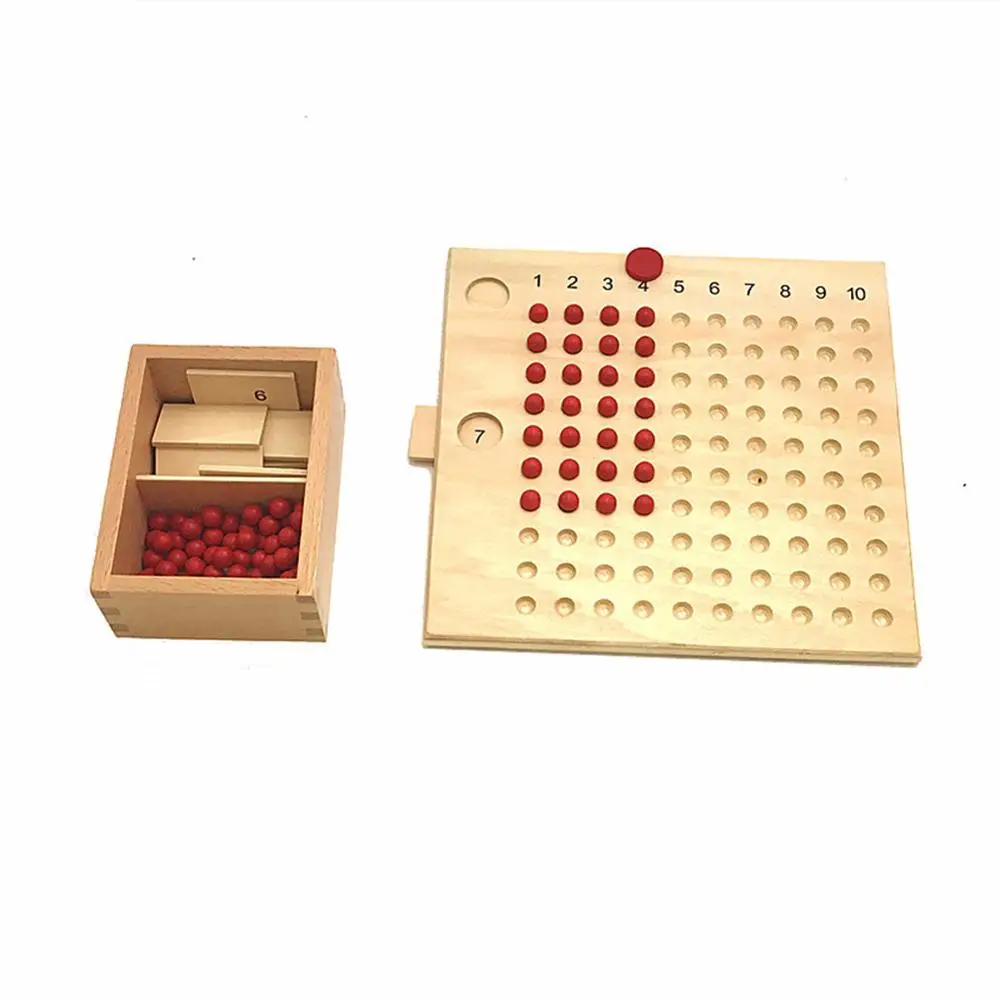 Montessori Multiplication Division Mathematics Wooden Board Kids Early ...