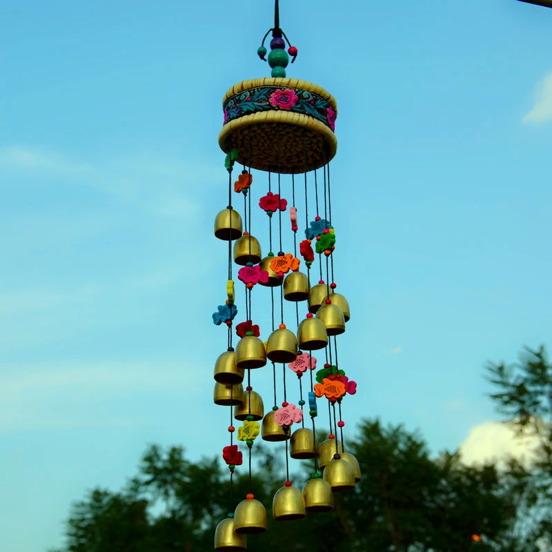 Characteristic Residence House Geomantic Bell Metal Pure Copper Wind ...