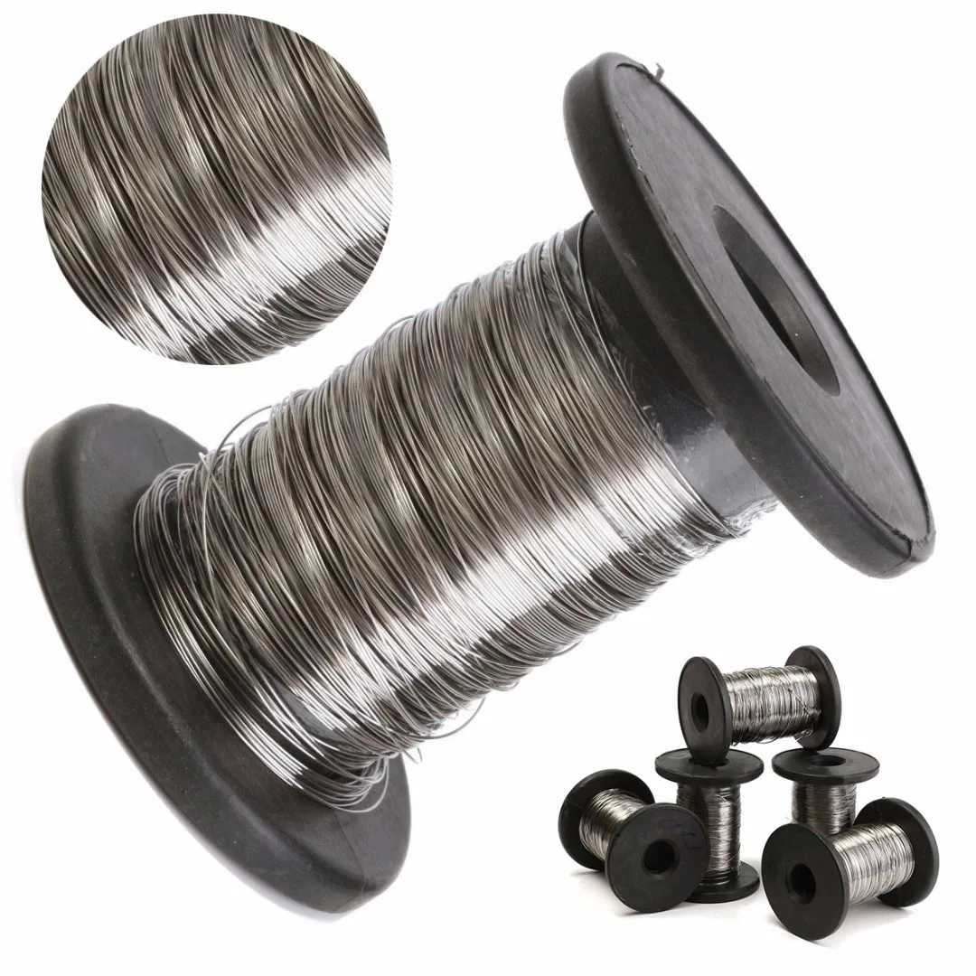 1 Pc 304 Stainless Steel Roll Wire 30M Single Bright Soft Wire Cable ...