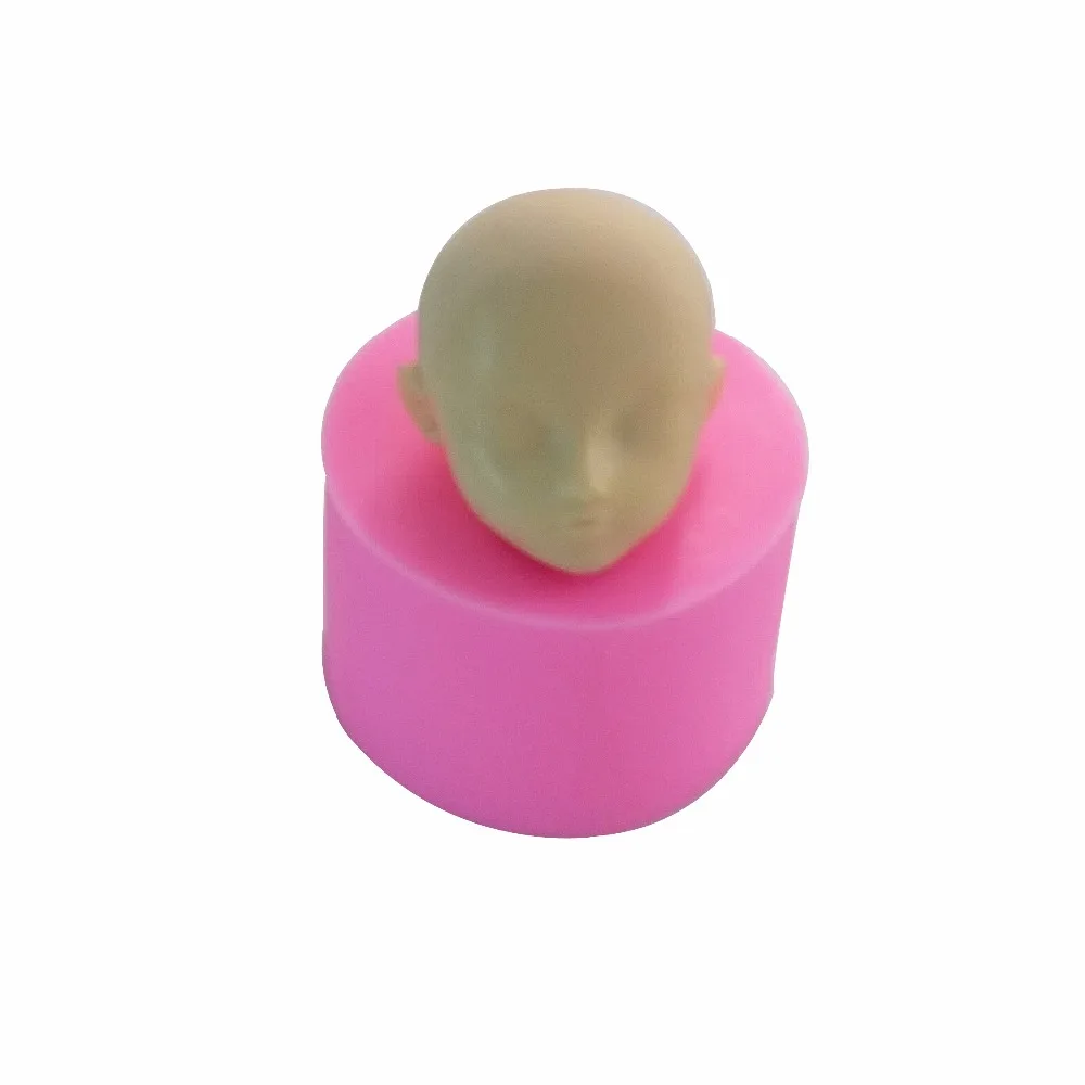9551 Face Shape Silicone Fondant Mold Sugar Mold Soap Mold Chocolate ...