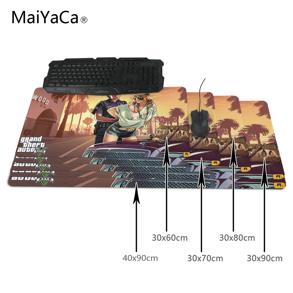 Aliexpress.com : Buy MaiYaCa Grand Theft Auto V GTA5 Rubber Mouse pad ...