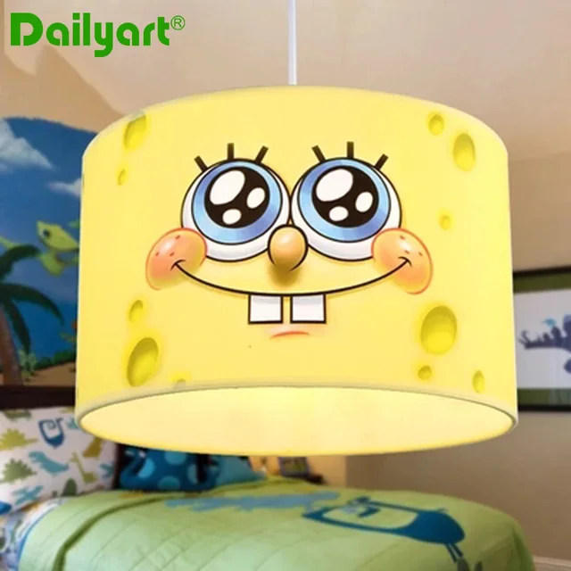 Children Ceiling lamp SpongeBob cute simple cartoon lighting boys and ...