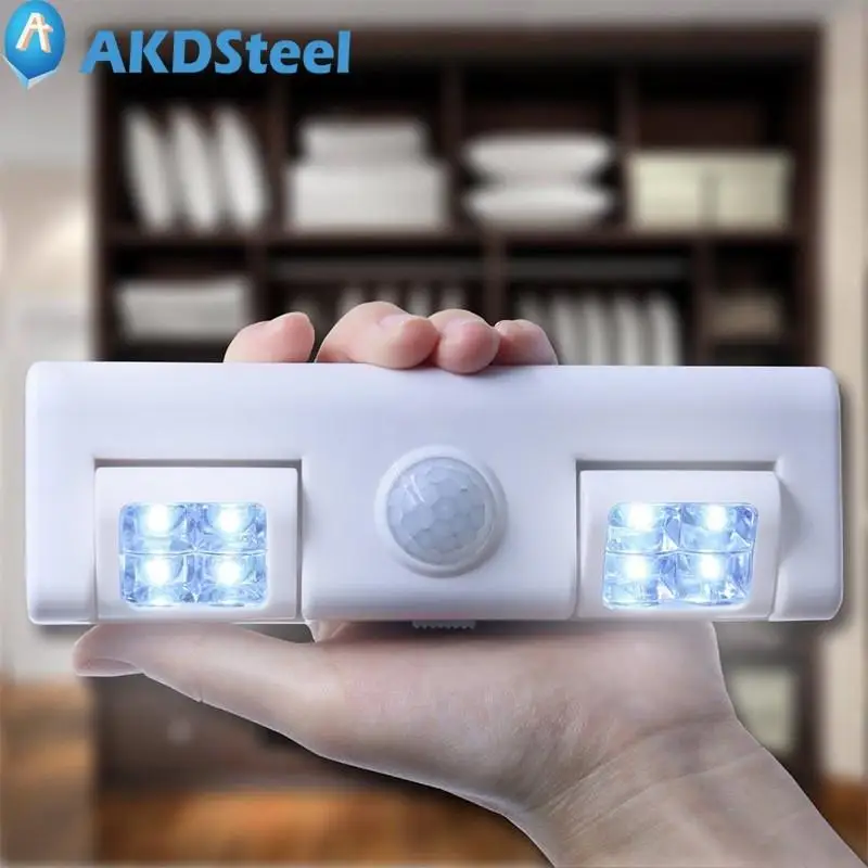 AKDSteel 8 LED Intelligent Body Light Induction Lamp Light for Corridor ...