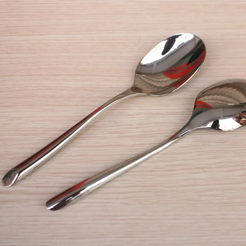 10분의 18 presless 두꺼운 스테인레스 스틸 핸들 스푼 식사 요리 더 많은 포인트와 더 21cm 하나의 가격|spoon ...