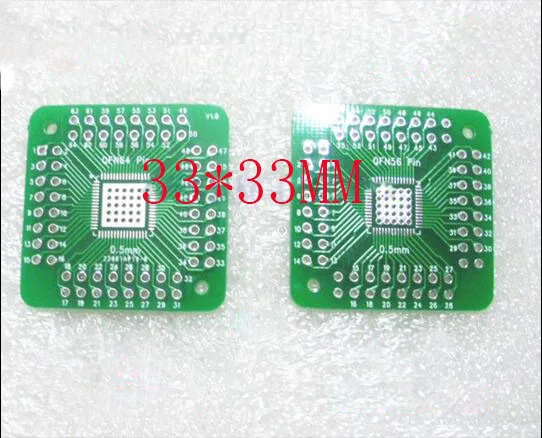 Free Shipping Qfn56 Qfn64 Adapter Board Qfn To 0.5mm Lead Pitch - Rigid ...