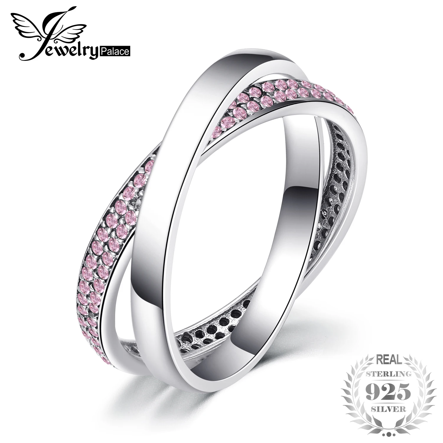 Jewelrypalace 925 Sterling Silver Serenity Love Ring New Fashion 925 ...