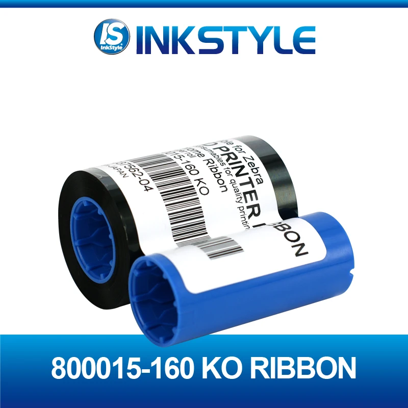 Pack of 2pcs 800015 160 KO 500prints Color Ribbon for Zebra P300 P310 ...