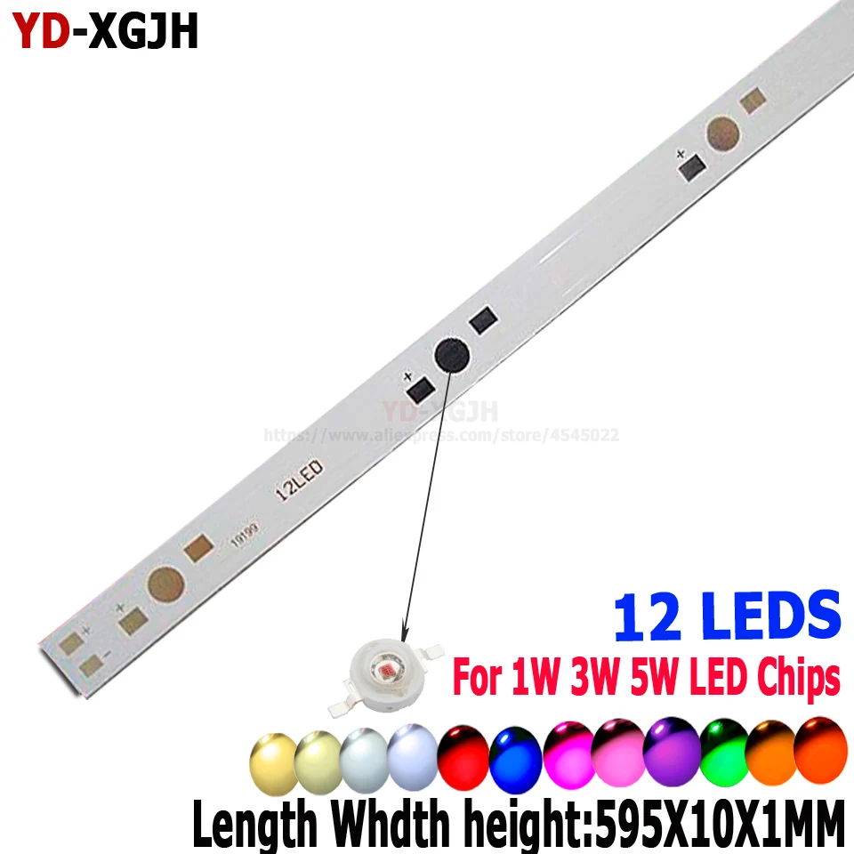 10p 1w3w5w LED 150MM 300MM 390MM 400MM 500MM Aluminum Base Plate PCB ...