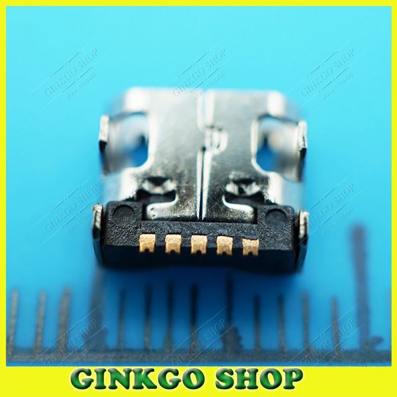 50pcs/lot Micro USB Female Connector for LG E400 P880 L7 F180 LF200 ...