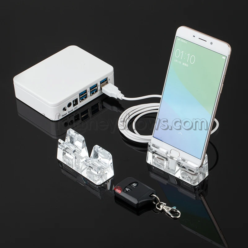 2 4 6 8 10 Ports Mobile Phone Security Display Alarm System With ...