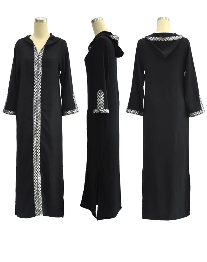 Muslim Dresses Plus Size Maxi Dress Soft Long Womens Clothing Abaya ...