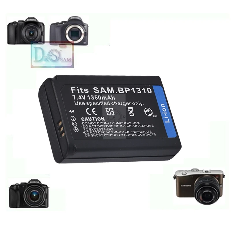 BP1310 BP-1310 1350mAh Camera Battery for SAMSUNG NX10 NX11 NX20 NX100 ...