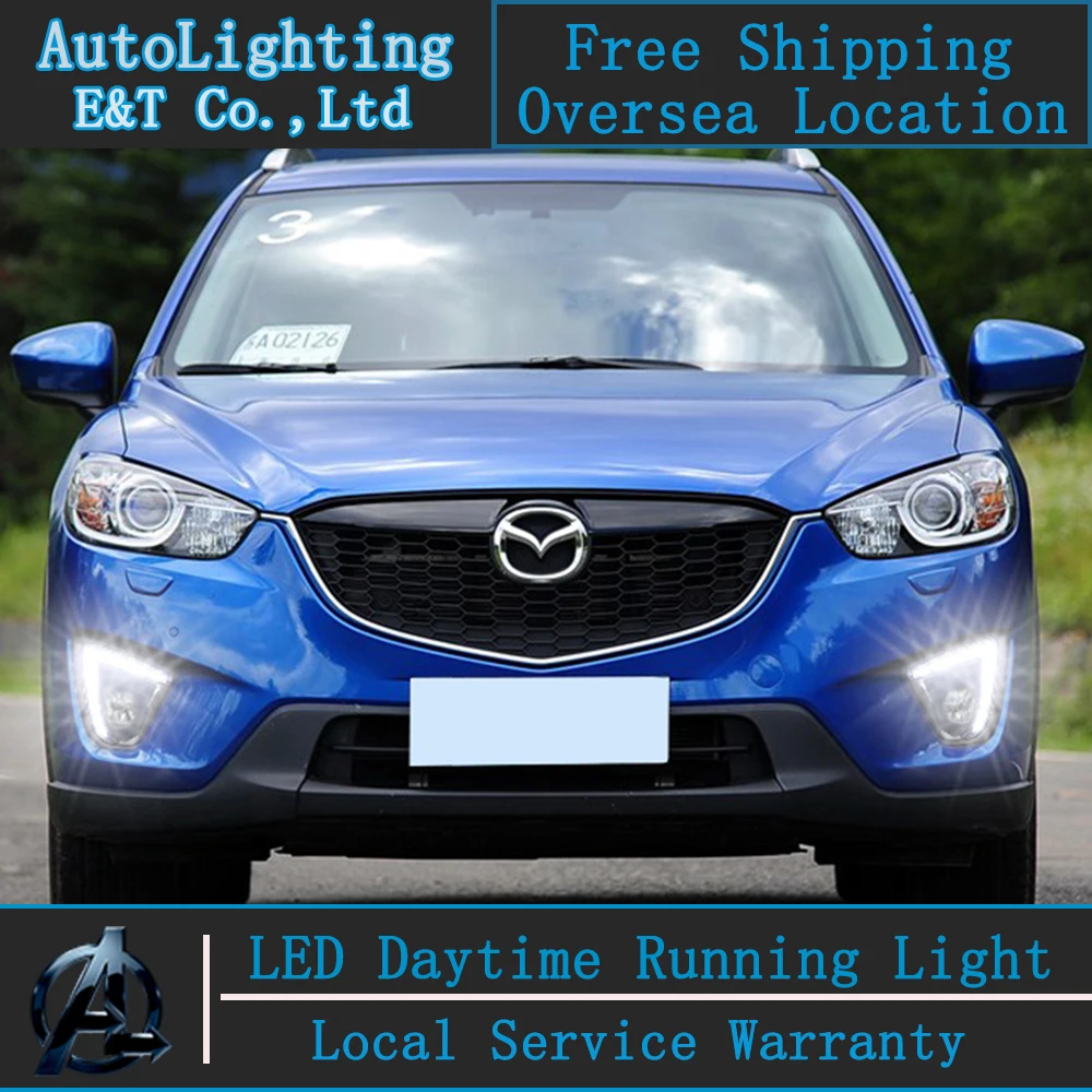 Car Styling Mazda CX 5 LED DRL 2011 2014 CX5 DRL New Design Good LED Daytime Running Car drving ...