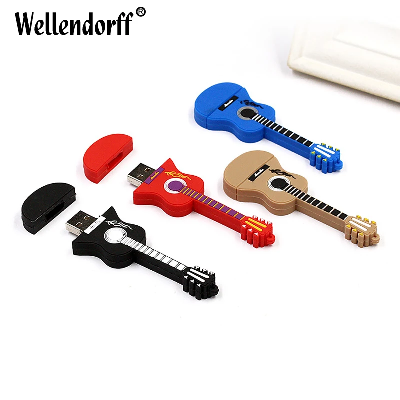 Cool Guitar USB flash drive pen 8GB 16GB 32GB 64GB pen drive memory ...