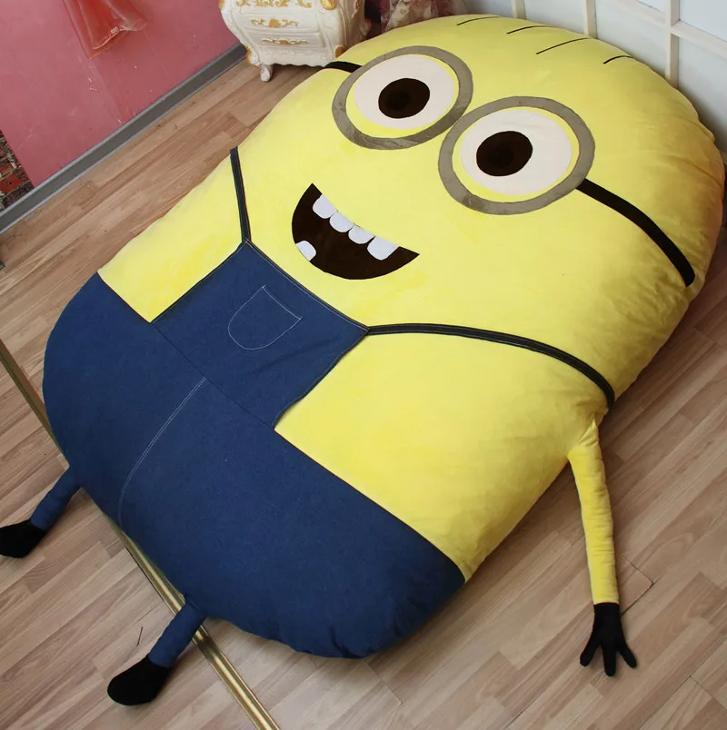 Anime Despicable Me Minions Stuffed Large Cartoon Japanese Bed Mattress ...
