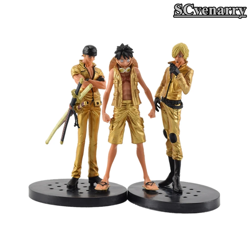 One Piece DXF Monkey D Luffy Zoro Sanji Model Toys Anime Action ...