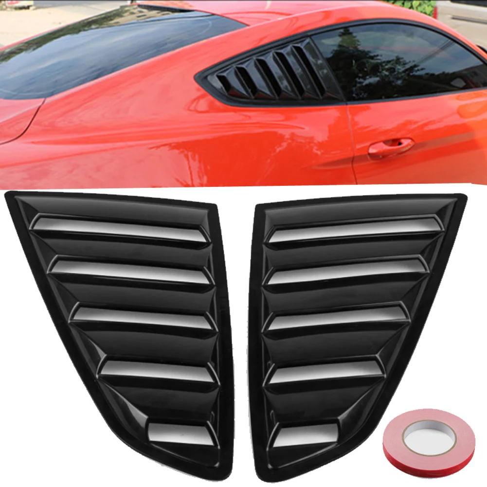 2pcs/Set Window Louvers Fit for 2015 2018 Ford Mustang OE Style Side OE ...
