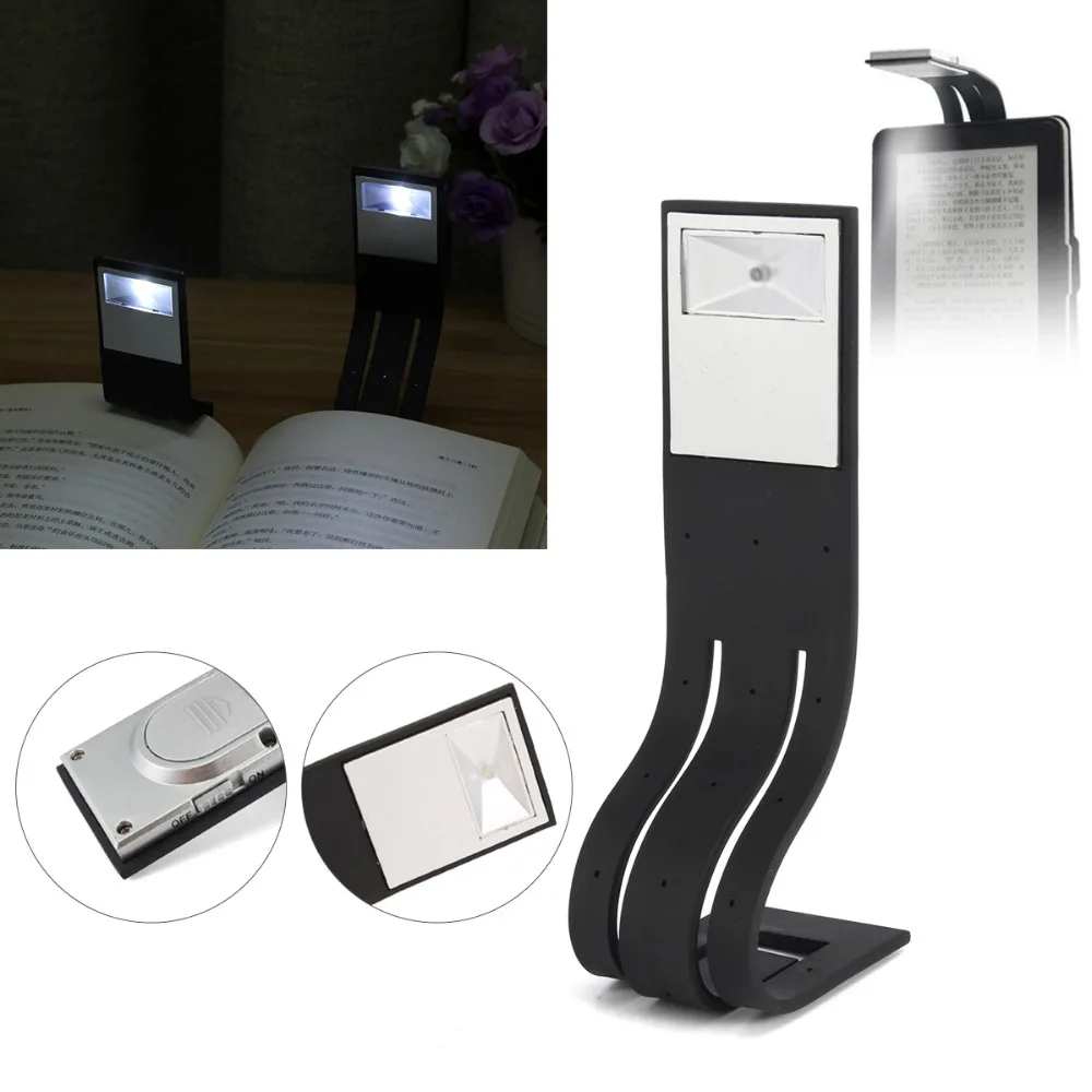 Luz LED Flexible con Clip para libros, lámpara de lectura de escritorio ...