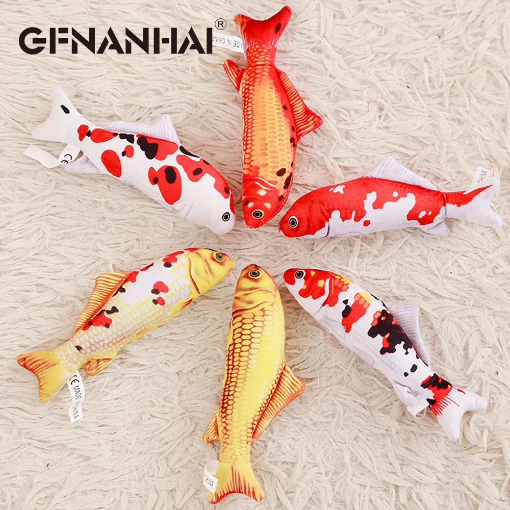 1pc 16/30cm cartoon simulation carp plush toy stuffed soft cute mini ...