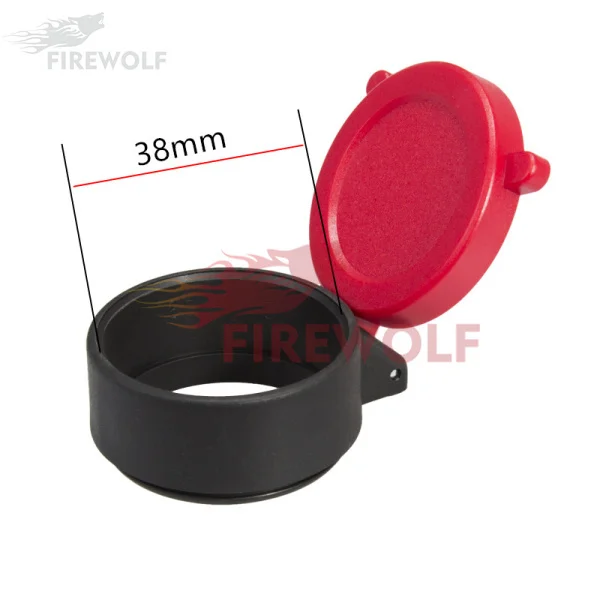 Fire Wolf Rifle Lens Internal Diameter Transparent Red Shooting 14 ...