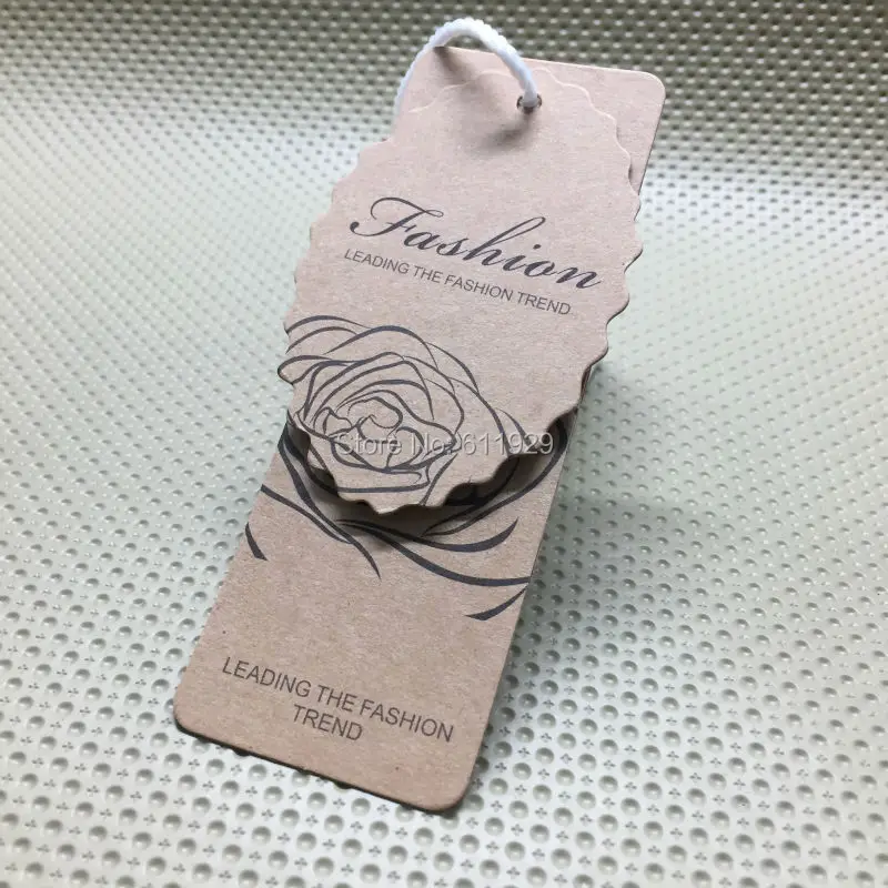 customize-shape-cutting-labels-clothing-oval-kraft-paper-hang-tags ...