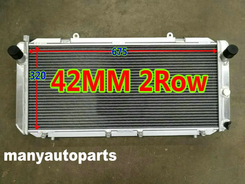 Aluminum Radiator 1991-1995 FOR Toyota MR2 3SGTE SW20 1992 1993 1994 ...