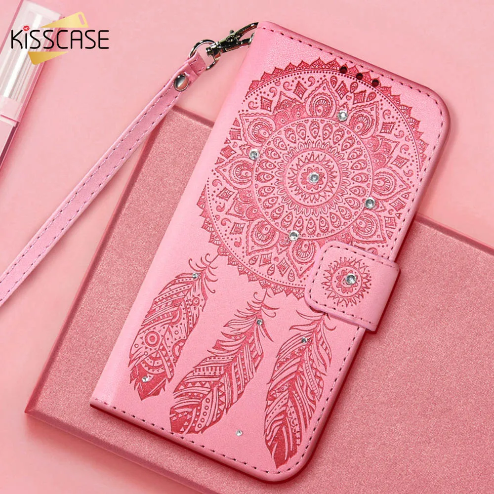 KISSCASE Case For IPhone X 8 7 6 6S Plus 5 5S Flip Leather Campanula KISSCASE Case For IPhone X 8 7 6 6S Plus 5 5S Flip Leather Campanula