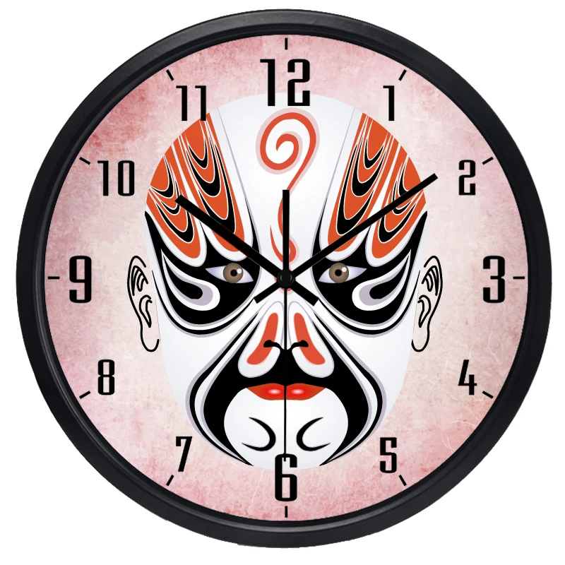 China Sichuan Painted Surface Spectrum Decorate Wall Clock Culture ...