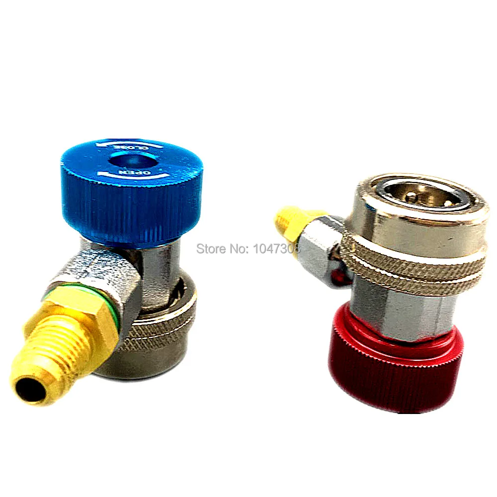 New AC R134a QC LH Quick Connector Adapter Couplers Car Auto Air ...