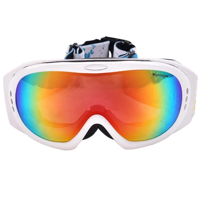 Professional Ski Goggles Polarized Double Layer Lens Anti Fog Big