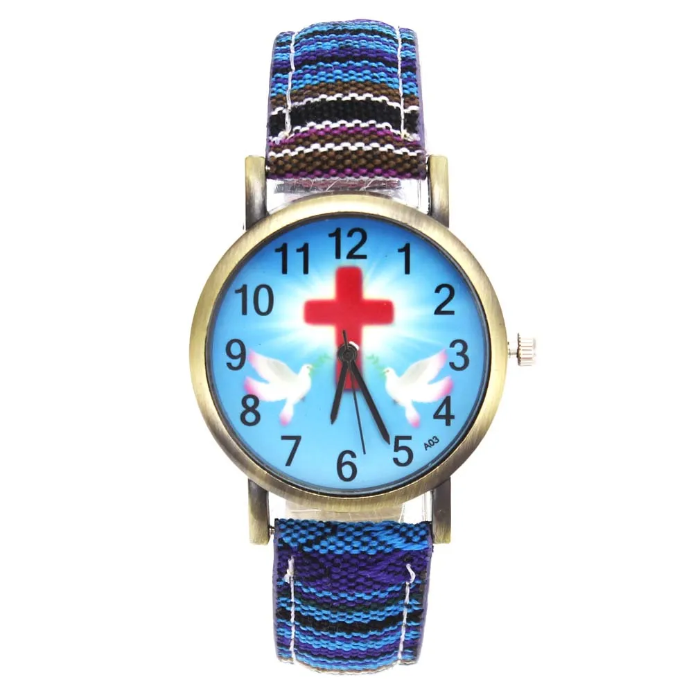 Quartz Watch Jesus Women Men | Jesus Watches Wristwatch | Red Cross Men ...