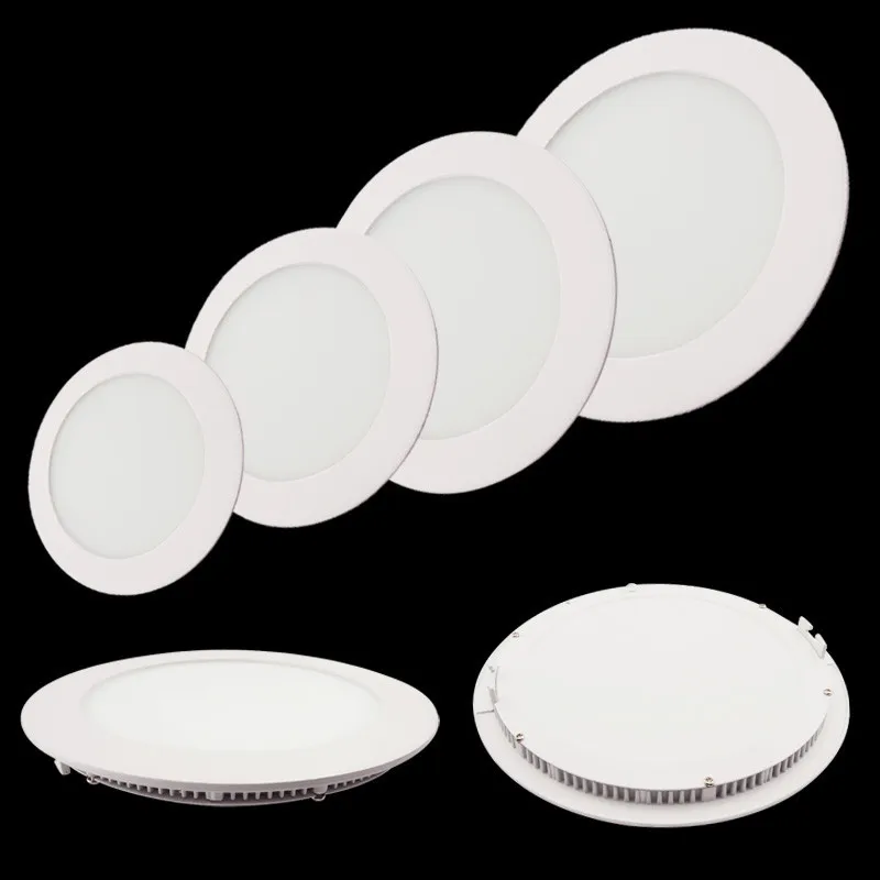 Panel de luz LED ultrafino, 3W, 4W, 6W, 9W, 12W, 15W, 25W, Panel de luz ...