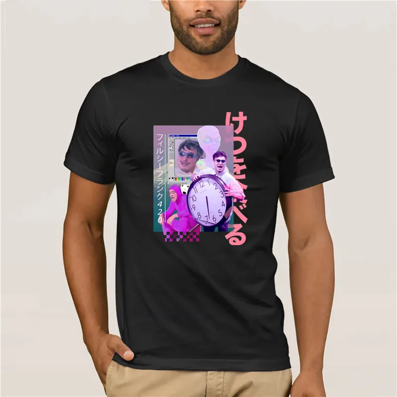 Vaporwave Filthy Frank 420 T Shirt 100% Cotton Large Size Crewneck ...