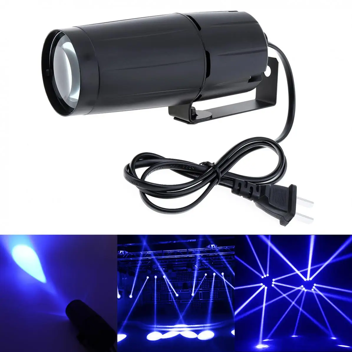 Cool Led Blue Spotlight Super Bright Lamp Mirror Balls Stage Lighting ...