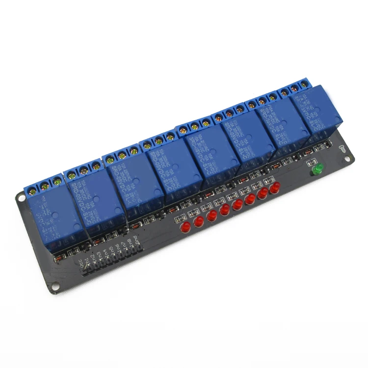 8 way relay module 5V MCU control board eight way relay driver module|8 ...