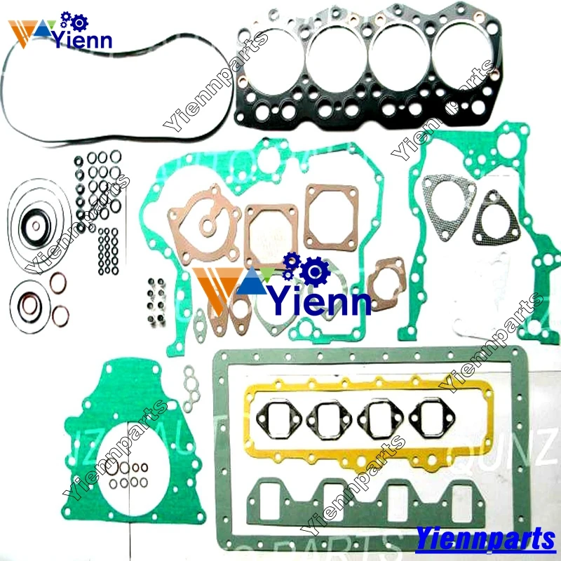 For-Mitsubishi-S4K-Full-Gasket-Set-Kit-34294-00011-With-Head-Gasket-Fit ...